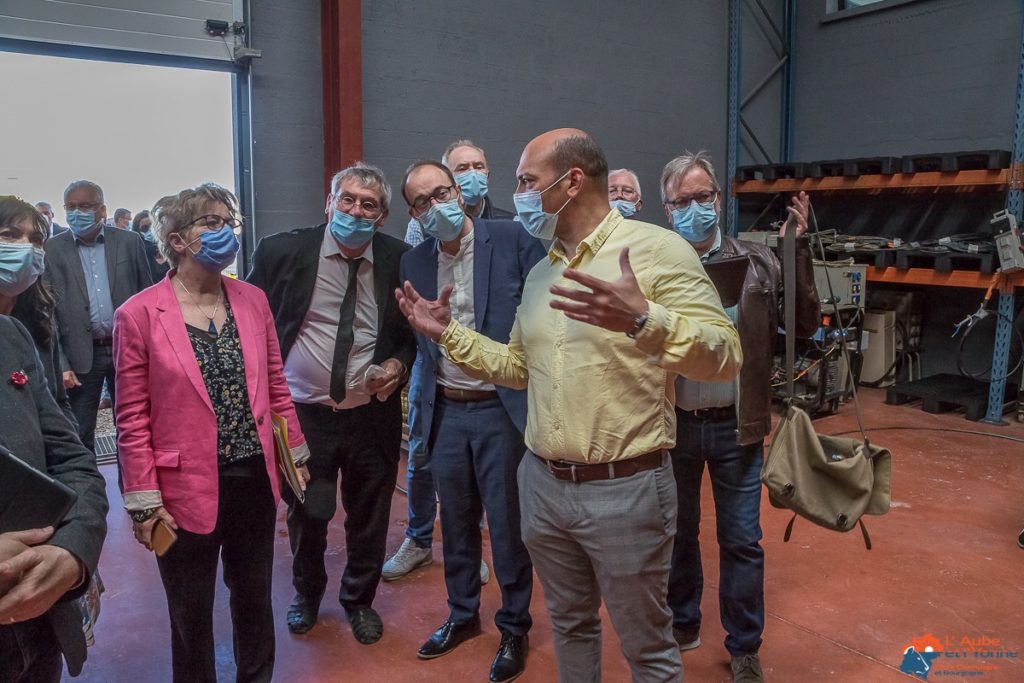 Marie-Guite Dufay à la rencontre des entrepreneurs auxerrois - Michel SAS